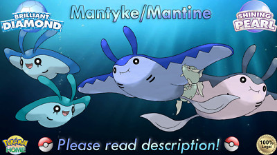 💎Shiny/Non-shiny Mantyke/Mantine 6IV💎Brilliant Diamond/Shining Pearl (💯 ...