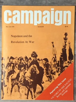 Campaign Strategy Game Magazine May - June 1978 Number 85 B03 | eBay