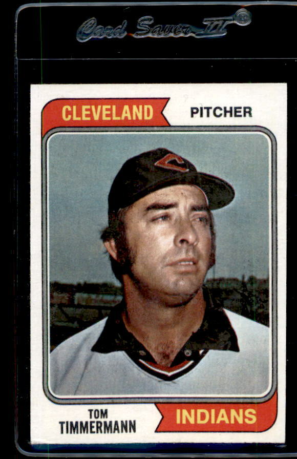 1974 Topps #327 Tom Timmerman Cleveland Indians - Nice Card | eBay
