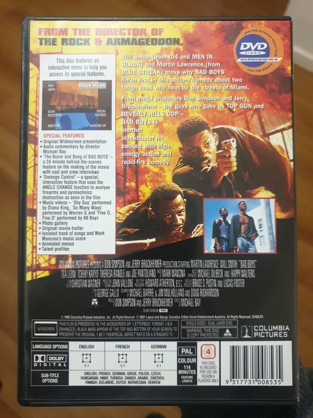 Bad Boys (DVD, 2001) | eBay Australia