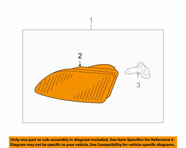 81221-48021 Toyota Lamp unit, fog lamp, lh 8122148021, New Genuine OEM ...