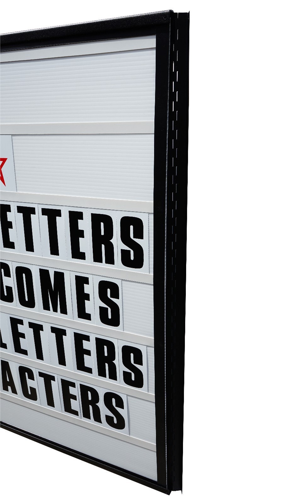 4" Outdoor Changeable Letter Message Board Marquee sign with Metal ...