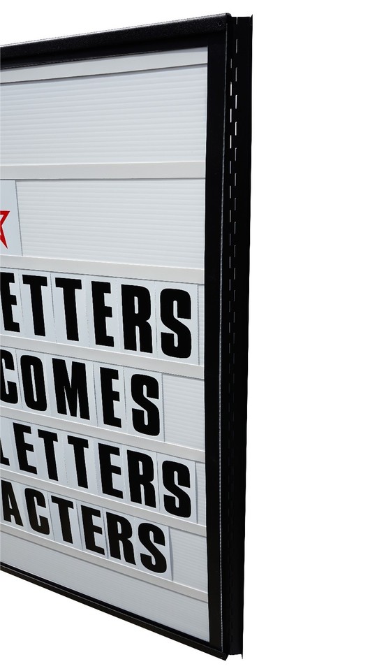 4" Outdoor Changeable Letter Message Board Marquee sign with Metal ...