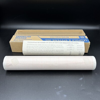 STEVENS Strip Chart for Type A Model 71 Water Level Recorder Part # A10 ...