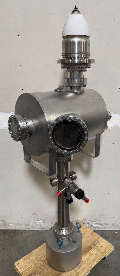 C100067 Conflat Vacuum Chamber, 6.75" CF Ion Pump, Ion Gun Filament, 8 ...