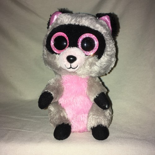 TY Beanie Boos Plush Rocco Raccoon 6" Small | eBay