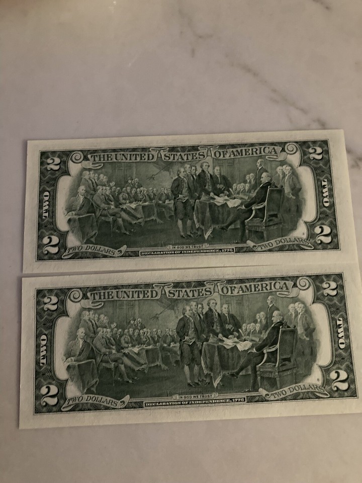 2003 two dollar bill star note consecutive serial numbers BU | eBay
