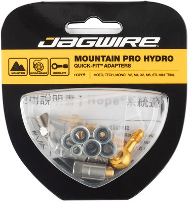 Jagwire Pro Disc Brake Hydraulic Hose Quick-Fit Adaptor for Hope Banjo ...