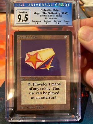 MTG Beta Celestial Prism CGC 9.5 Quad+ | eBay