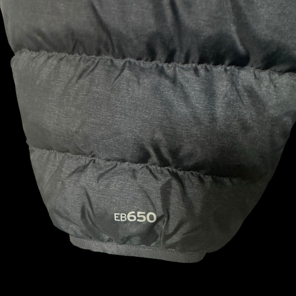 Eddie Bauer Mens Size 2XL Gray Long Sleeve EB650 Down Full Zip Puffer ...