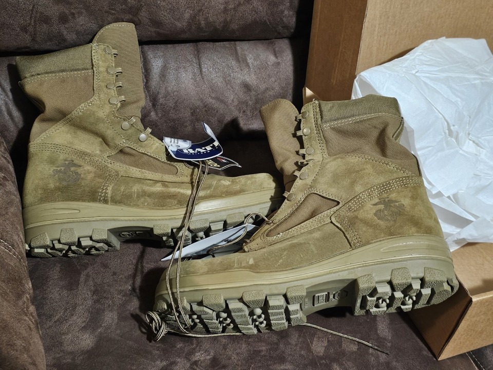 2 Pair New E85502B BATES USMC TEMPERATE WEATHER GORTEX COMBAT BOOTS ...