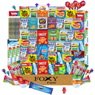 Foxy Fane 100ct Ultimate Snack Box Variety Crackers Cookies Candy Chips ...