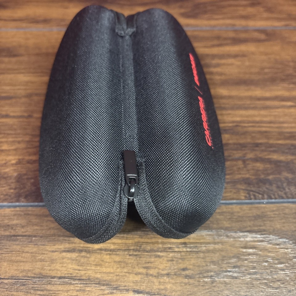 Carrera Ducati Black Large Hard Zipper Authentic Eyeglass Sunglass Case ...