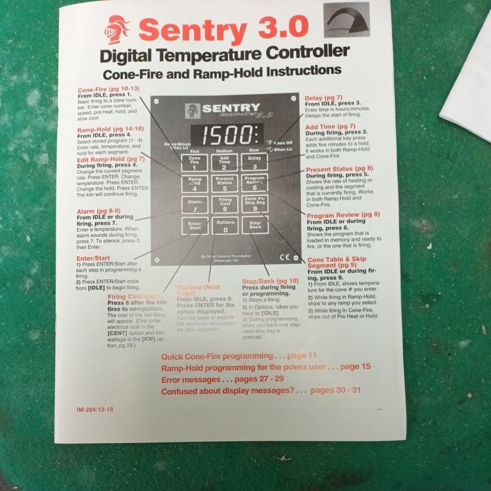 SENTRY EXPRESS 3.00 KILN CONTROLLER | eBay UK