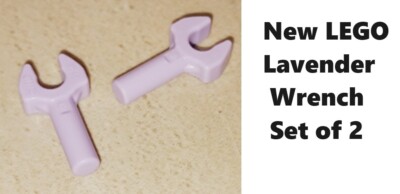 New LEGO Wrench Set Light Purple Lavender Unisex Girl Tools Robotics ...
