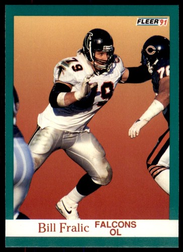 1991 Fleer Bill Fralic . Atlanta Falcons #201 | eBay