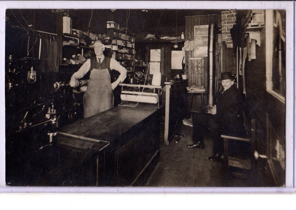 Real Photo Postcard RPPC - Cobbler in Shoe Repair Shop - Occupational ...
