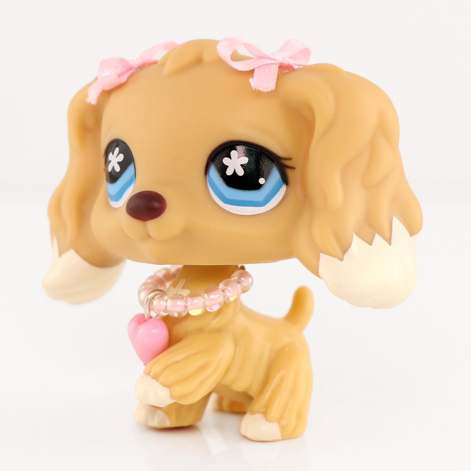 Littlest Pet Shop LPS Cocker Spaniel dog 748 with lps Accessories Kids ...