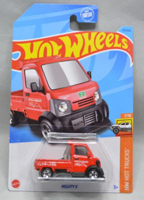 Hot Wheels Red Mighty K HW HOT TRUCKS 7/10 Mattel #214 2 Truck Lot B9 ...