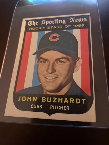 1959 Topps John Buzhardt Chicago Cubs " Sporting news-Rookie stars of ...