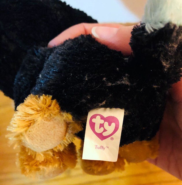 Ty Beanie Boo Tuffy 6" Rottweiler Dog 2011 Rare Plush Doll Stuffed ...