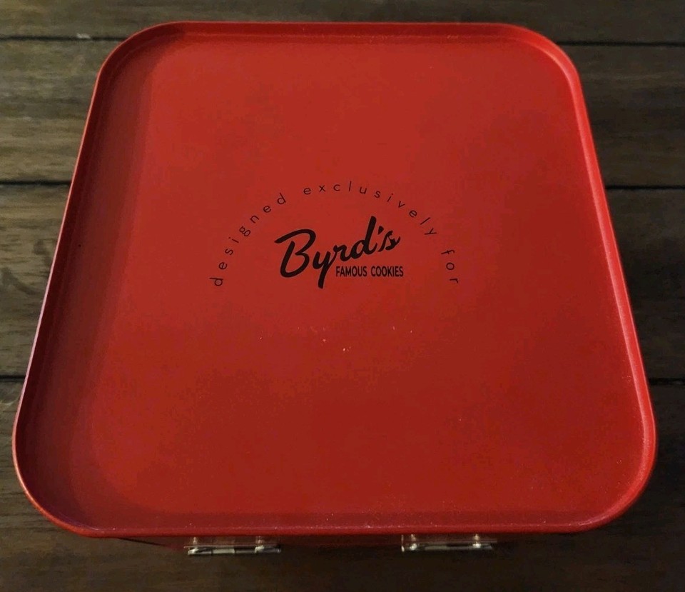 Byrd Cookie Co. Byrd's Famous Cookies 1924 Limited Edition Red Tin ...