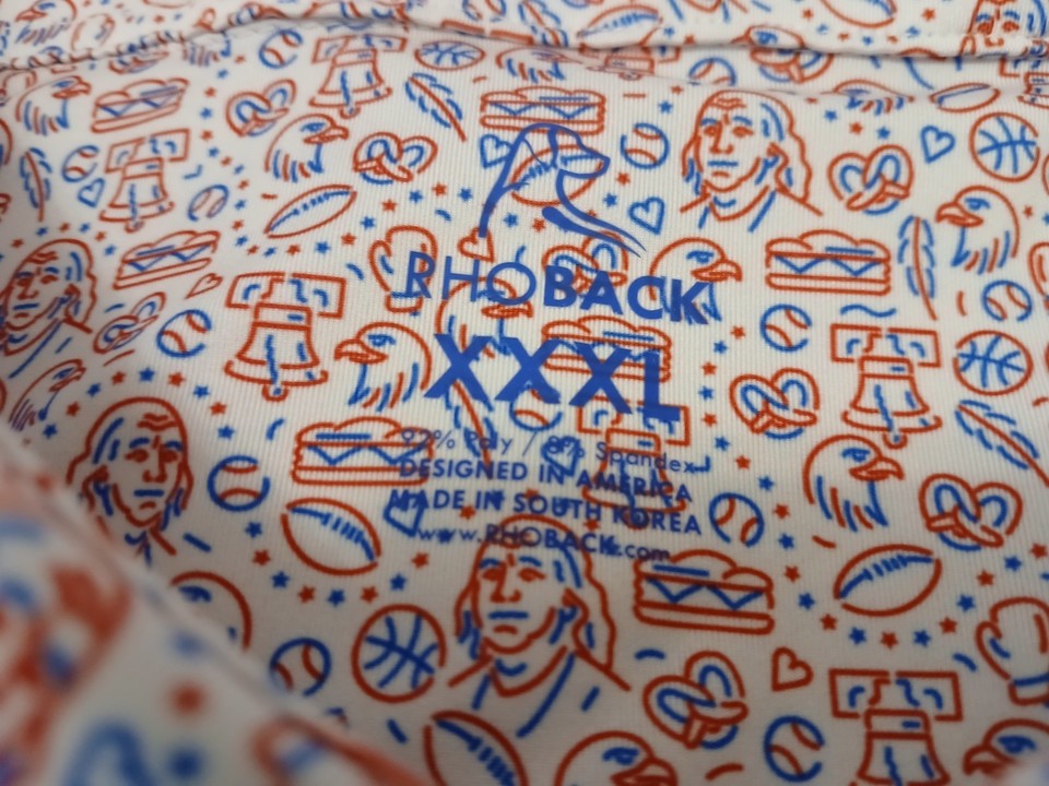 Rhoback Golf Shirt Men's XXXL 3XL "The Jawn" Performance Polo ...