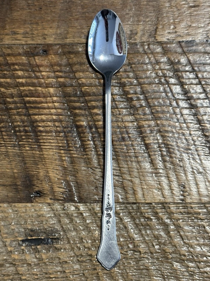 8 Oneida ASHMORE Stainless Iced Tea Spoons Flatware | eBay