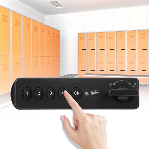 Smart Electronic Password Lock Security Alarm Coded Locker With Flat ...