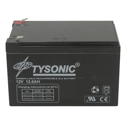 Tysonic TY-12-12 12V 12AH Rechargeable Sealed Lead Acid Battery | eBay