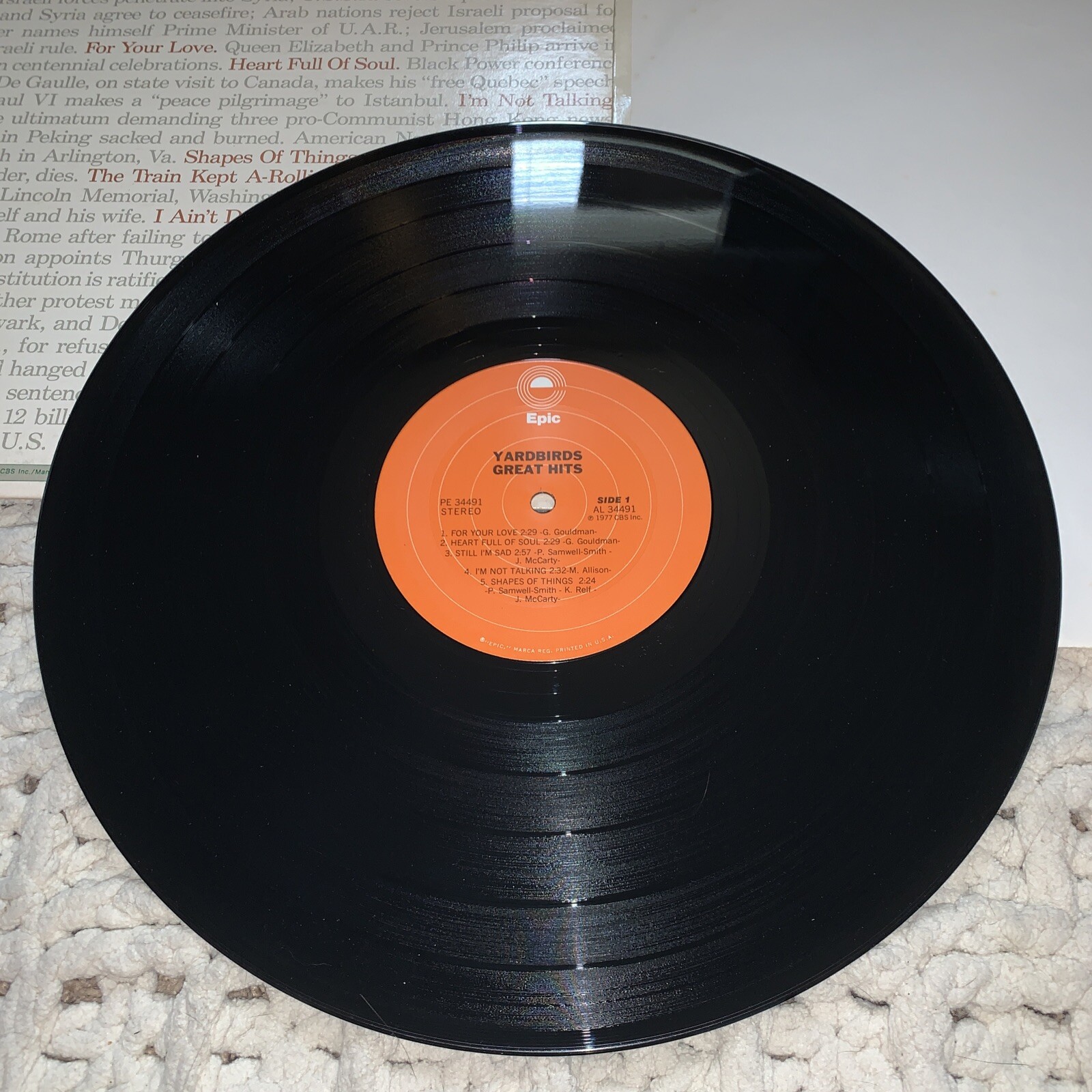 Having A Rave Up With The Yardbirds and The Yardbirds Great hits LOT of ...