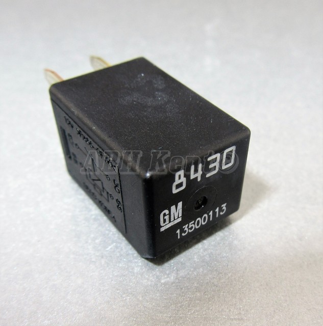 VAUXHALL OPEL Chevrolet 2005-2017 4-pin Black Mini Relay GM 13500113 ...