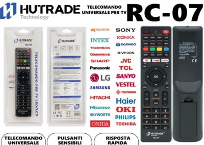 Telecomando Universale Tv Lcd Led Rc-07 Universal Remote Control mar | eBay