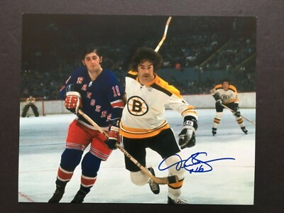 DEREK SANDERSON AUTOGRAPHED 8 X 10 ACTION PHOTO C.O.A. | eBay
