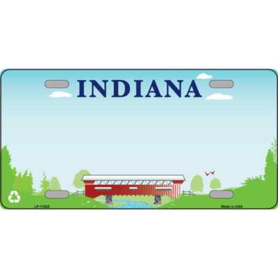 Indiana Recycle Novelty State Blank Metal License Plate Tag LP-11522 | eBay