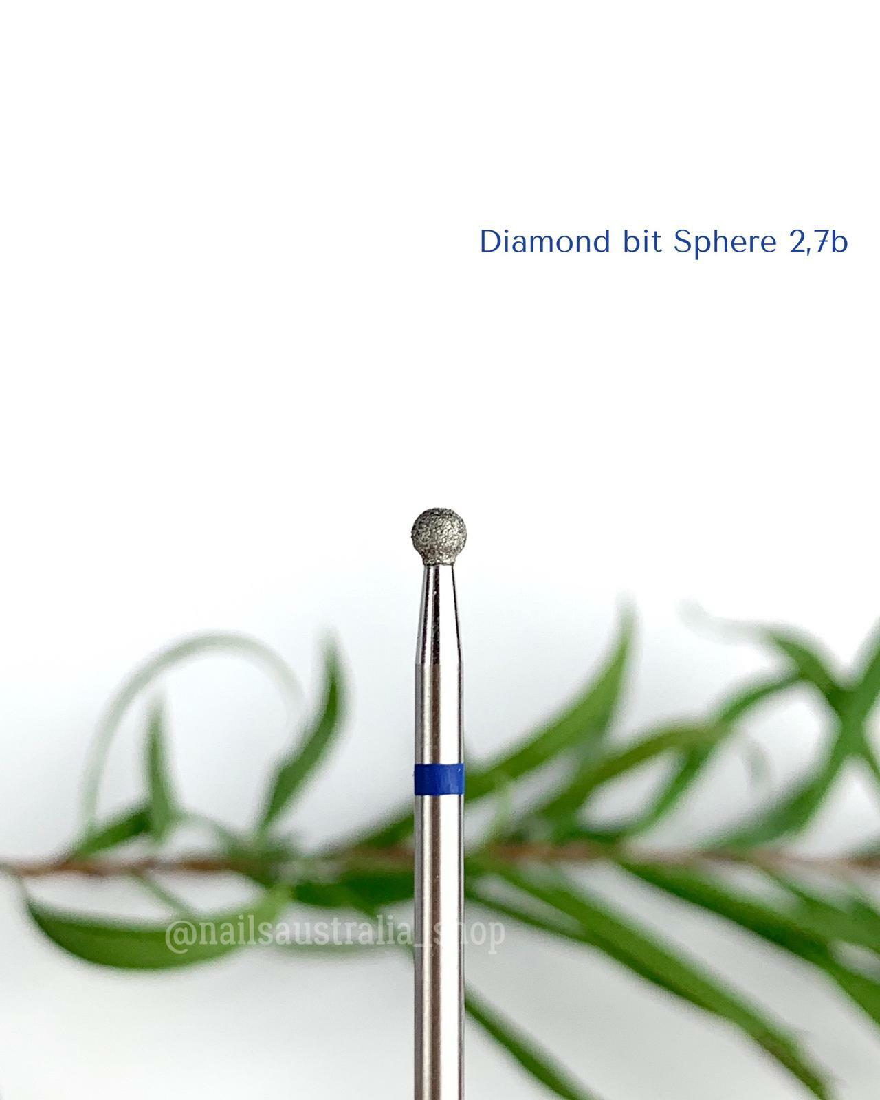 Diamond nail drill bits for E-file Russian manicure/pedicure Sphere ...
