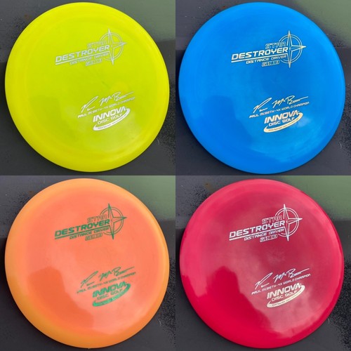 🚨NEW RARE🚨175g Paul McBeth 4X Innova Star Destroyer Golf Disc Distance ...