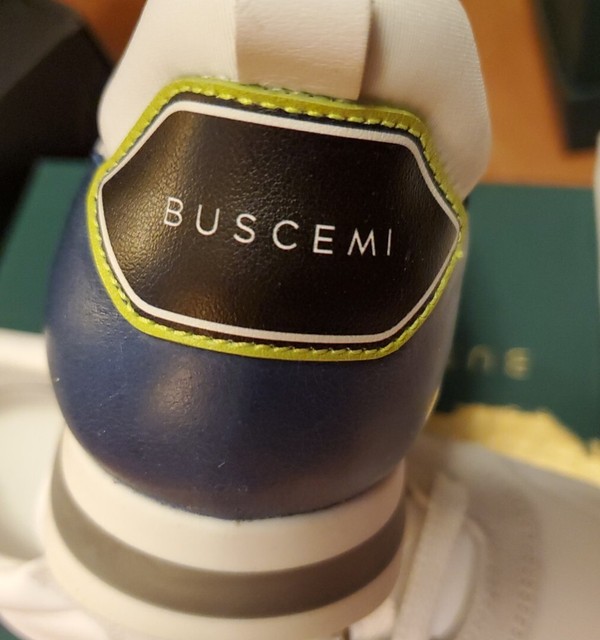 Buscemi Ventura Kid White Trio Leather Sneakers Shoes EU 29 US 12.5 for ...