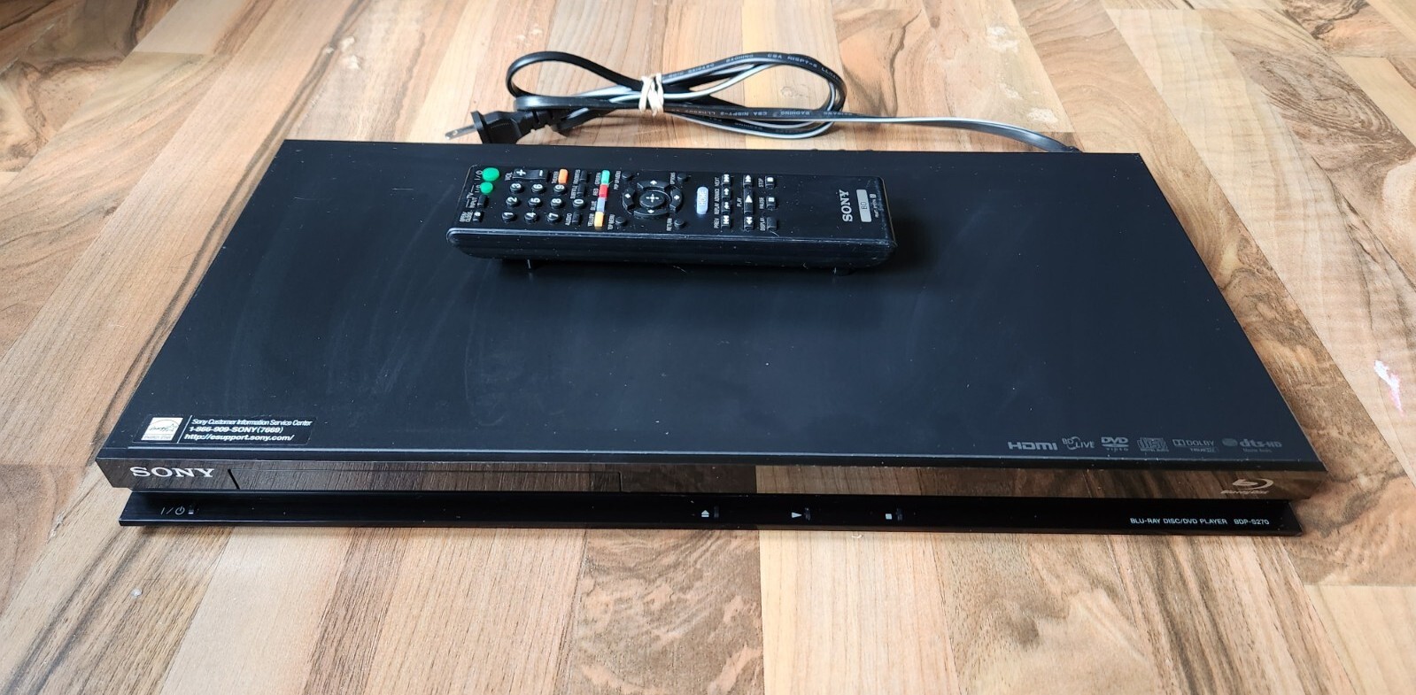 SONY Blu-Ray DVD Player BDP-S270 w/ Remote | eBay