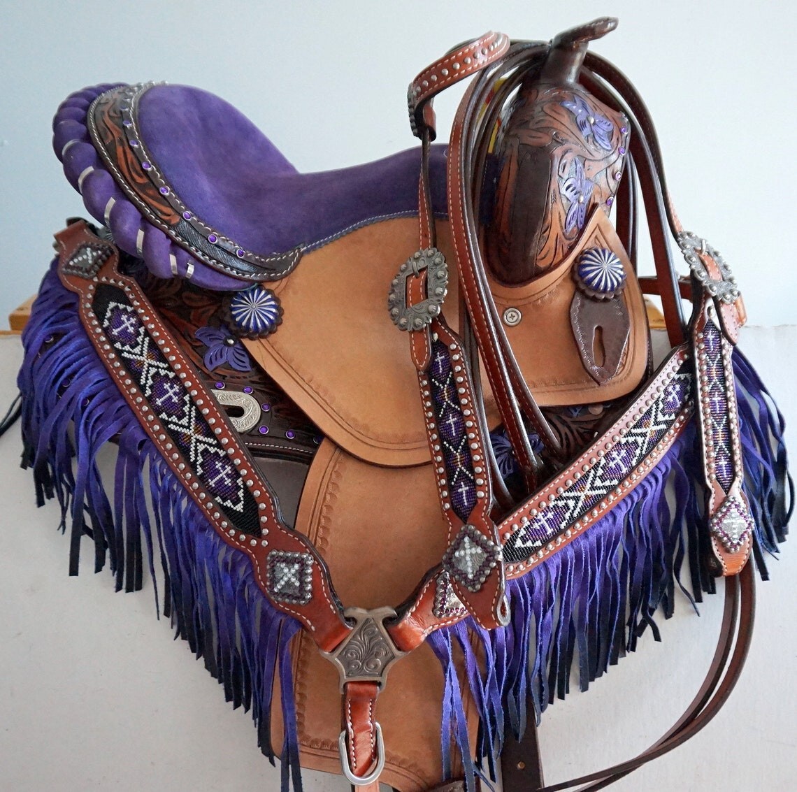 Youth Saddles For Sale Custom Made Kids Barrel Racing Saddle Western ...