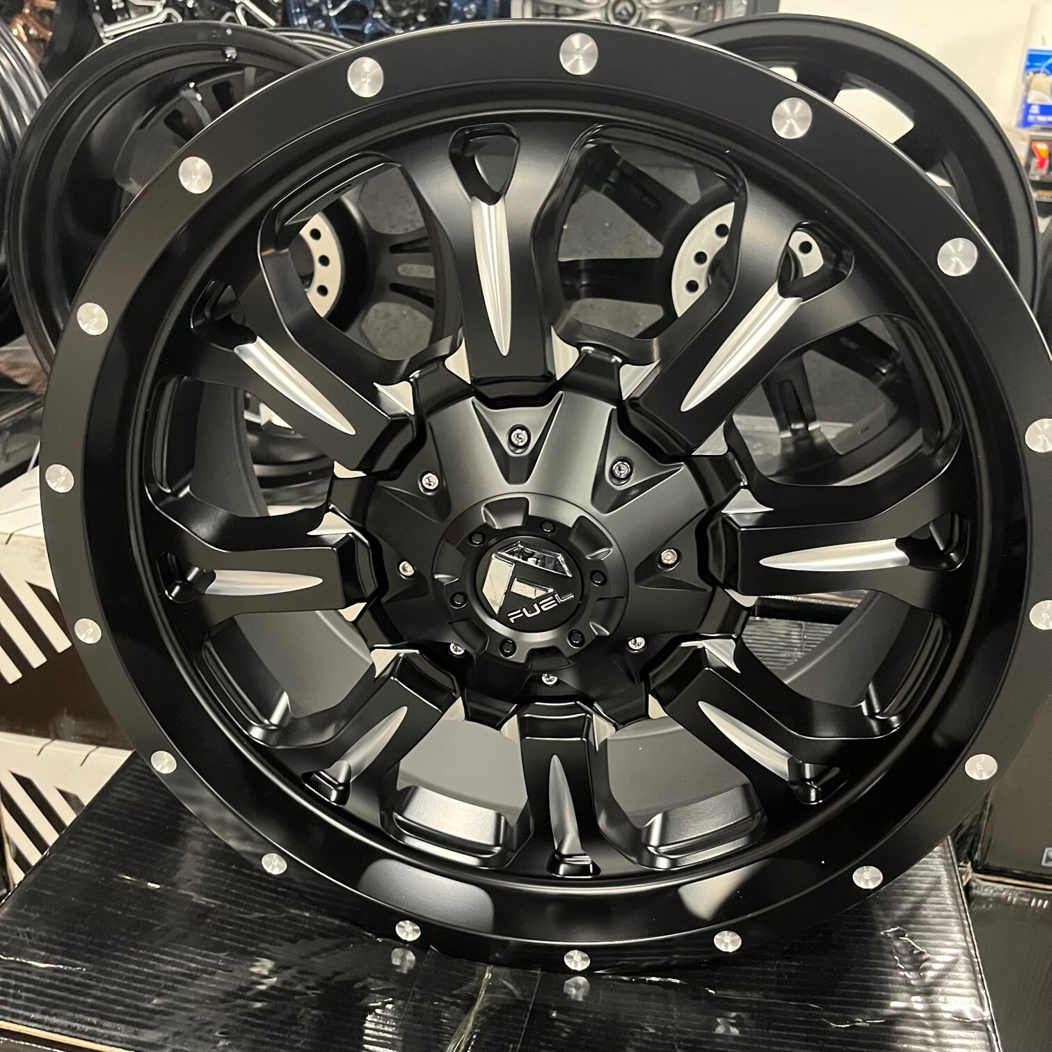 4 Fuel Krank 20" 6x135/139.7 D517 Black Wheel/Rim 20x9 Ford Chevy GMC ...