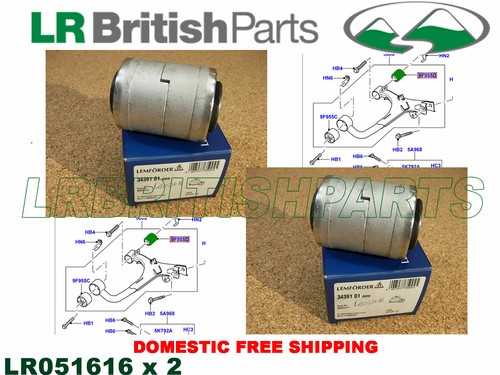 LAND ROVER REAR CONTROL ARM UPPER BUSHING REAR LR4 LR3 LR051616 SET ...