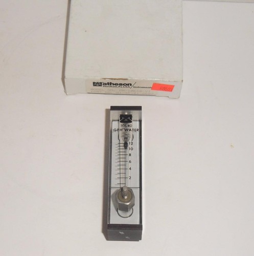 Matheson PM-10640-V1 Q1-4E101-Q607 10640 GPH Water Flow Meter | eBay