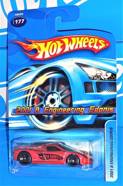 Hot Wheels 2005 Mainline #177 2001 B Engineering EDONIS Mtflk Red No ...