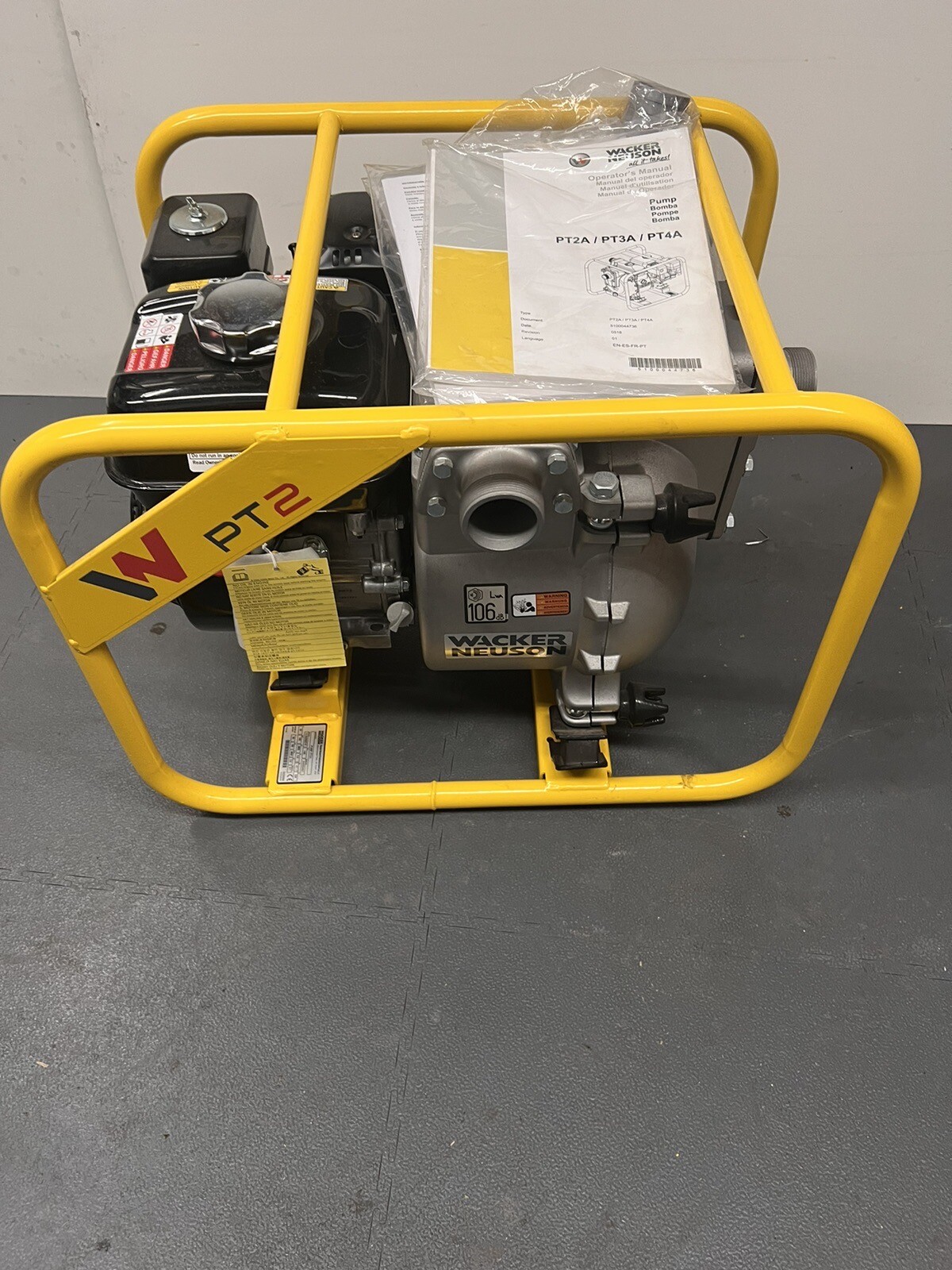 Wacker Neuson PT2A NEW 2" Semi-Trash Water Pump, Honda GX160 Engine | eBay