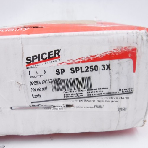 Spicer SPL250-3X U-Joint Kit SPL170 Serie Metric SPL250-3X ...
