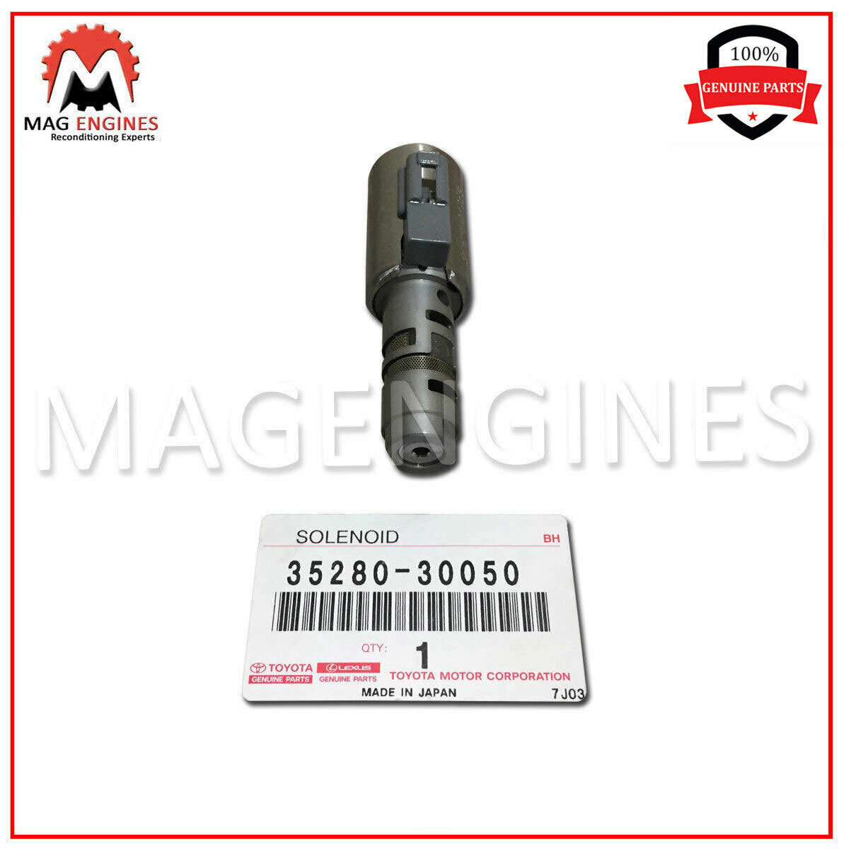 35280-30050 GENUINE OEM SOLENOID ASSY, LOCK UP CONTROL 3528030050 | eBay