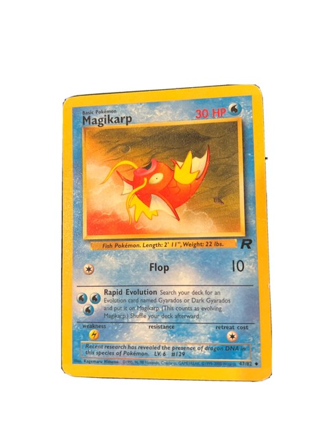 Pokémon TCG Magikarp Team Rocket 47 Regular 1st Edition Uncommon for ...