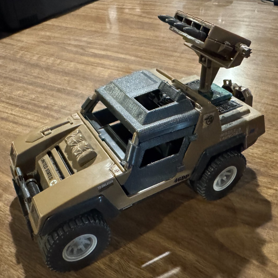 GI Joe 1984 Vamp Mark II Attack Jeep Near Complete Vehicle Vintage ...
