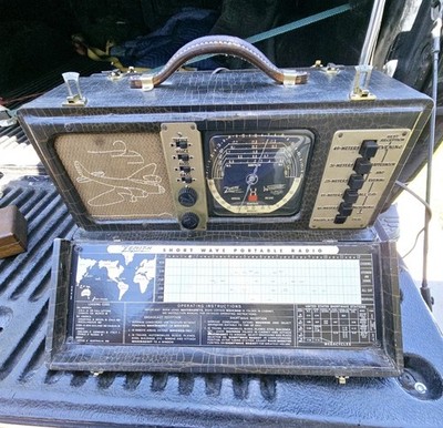 Zenith Bomber TransOceanic Radio Model 7G605 | eBay